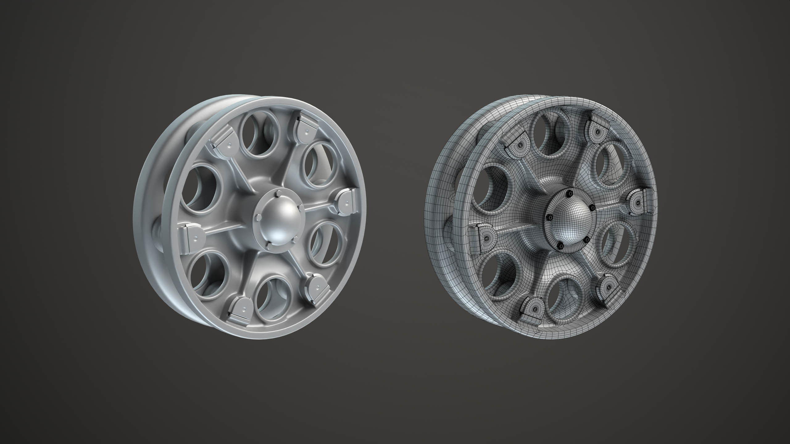 Tank Wheels High-poly Vol 1 3D model | CGTrader