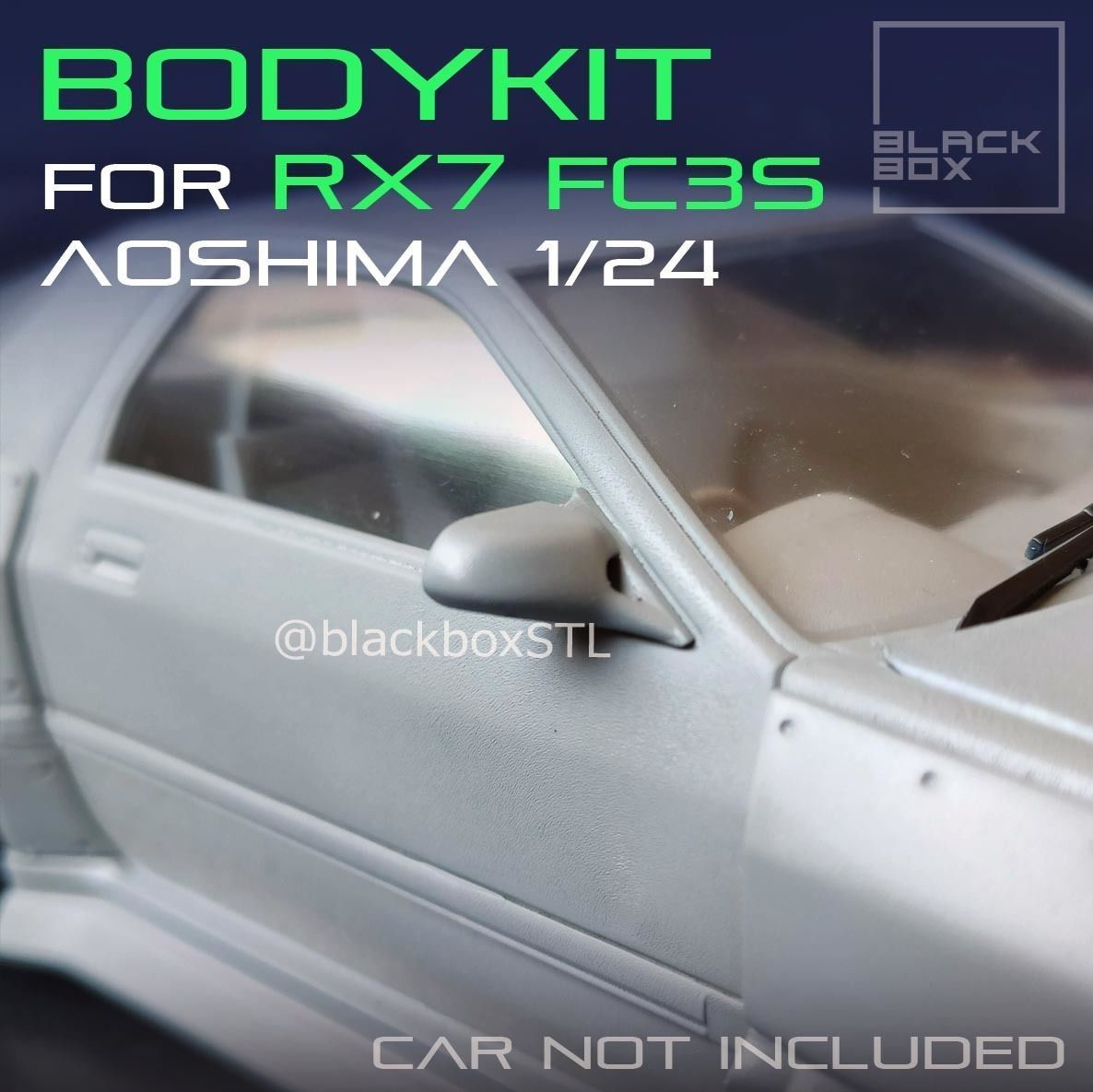 BODYKIT For RX7 FC3 Aoshima 1-24th modelkit 3D model 3D printable ...