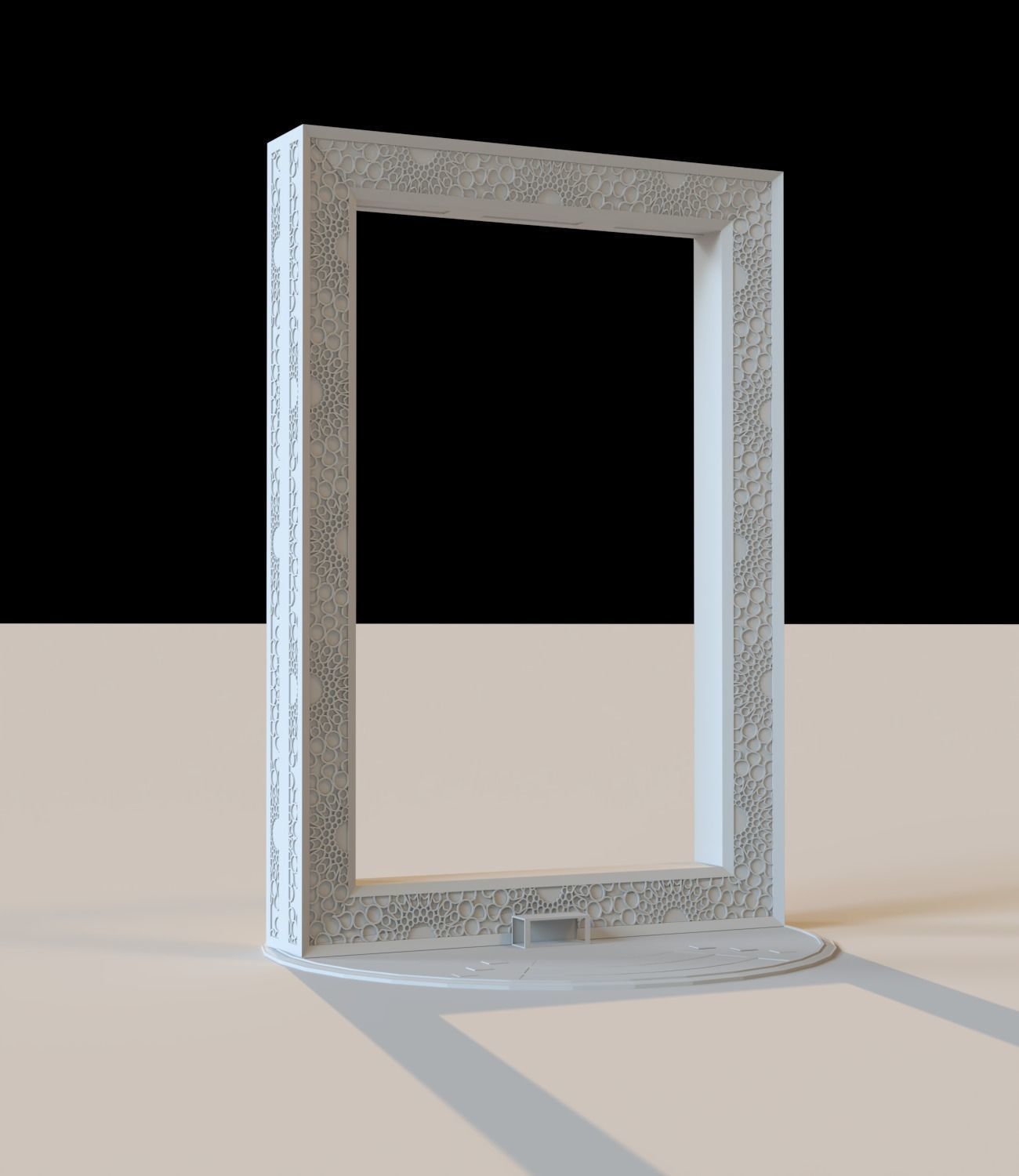 Dubai frame 3D model | CGTrader