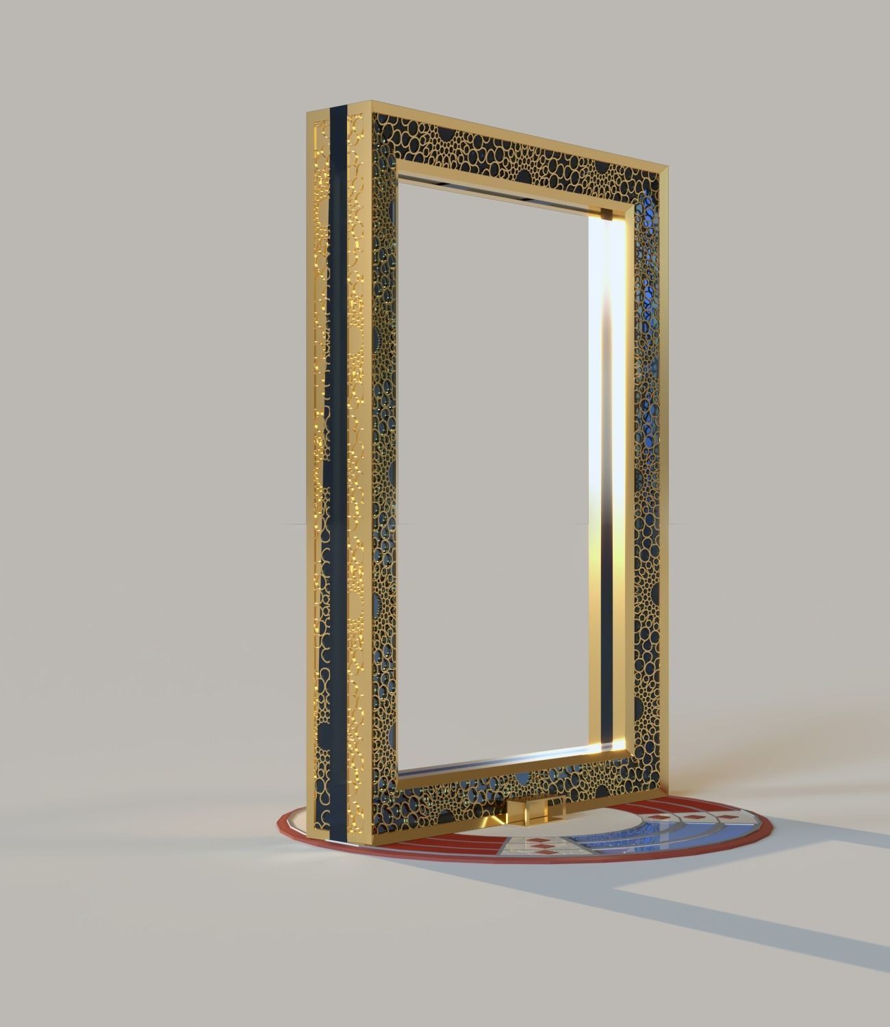 Dubai frame 3D model | CGTrader