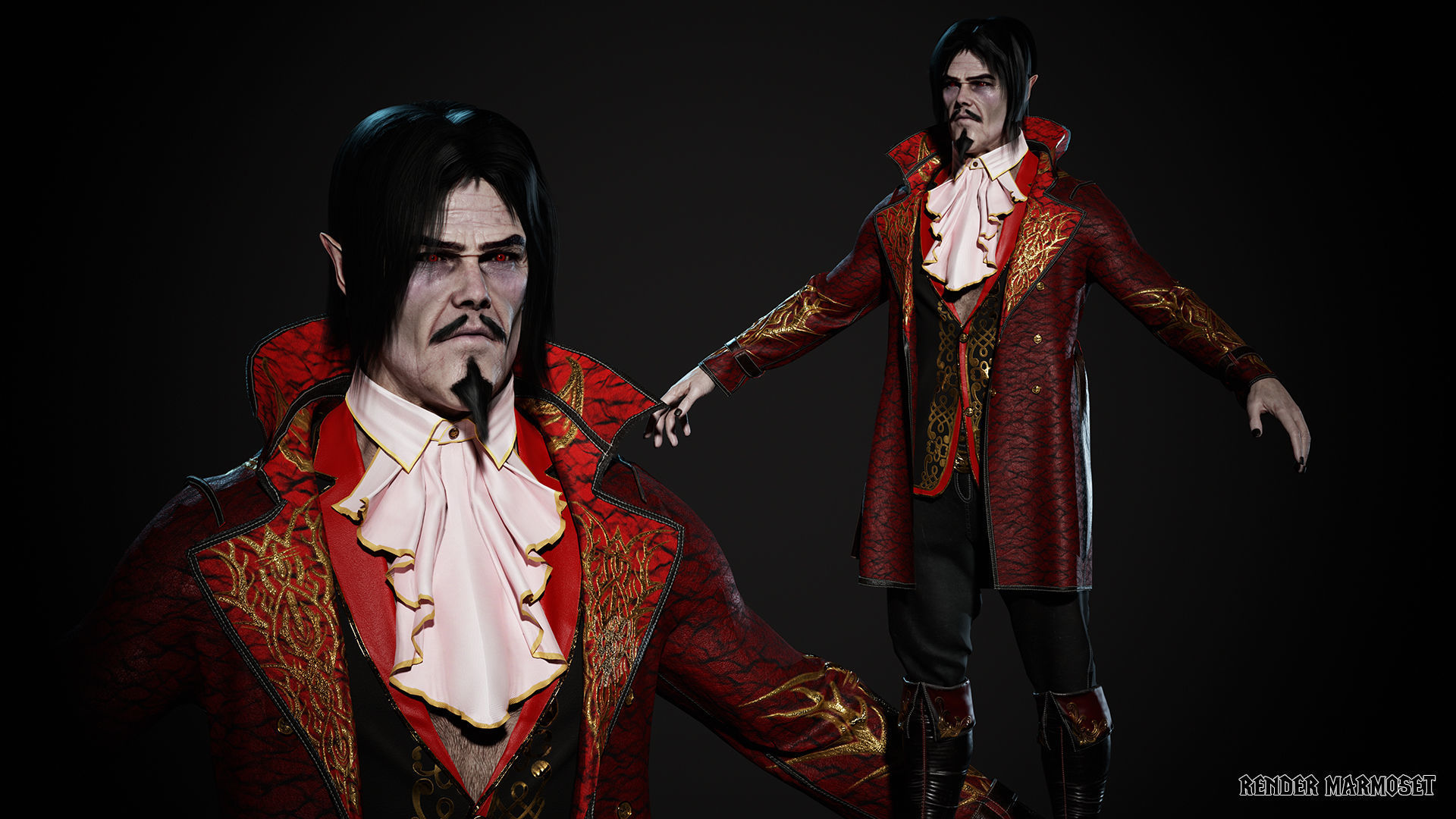 3D model Dracula VR / AR / low-poly | CGTrader
