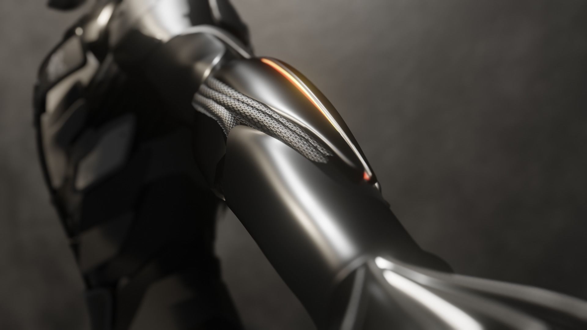 3D model Cyber Mercenary Character - Low-poly 3D Model VR / AR / low ...