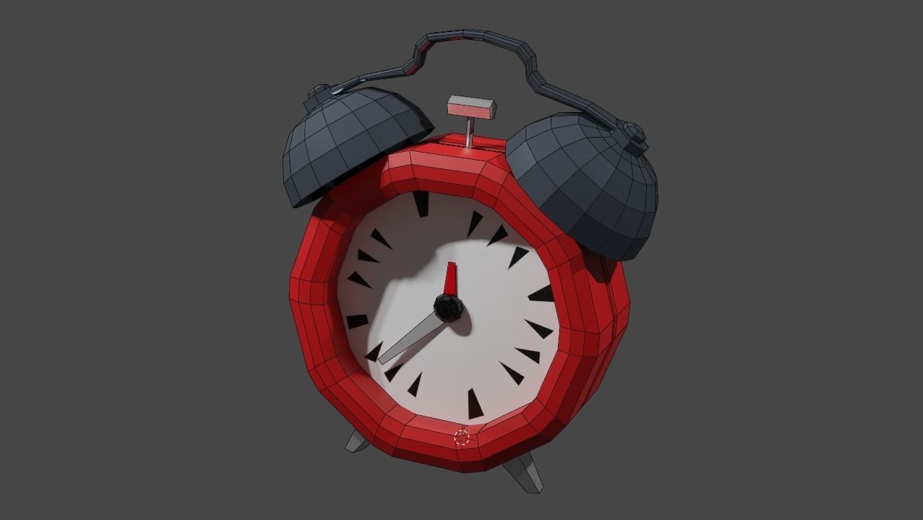 3D model Stylized Alarm Clock VR / AR / low-poly | CGTrader