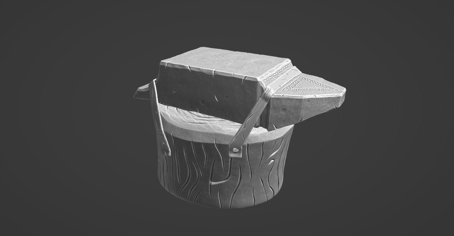 3D model Low Poly Game Ready Stylized Anvil VR / AR / low-poly | CGTrader