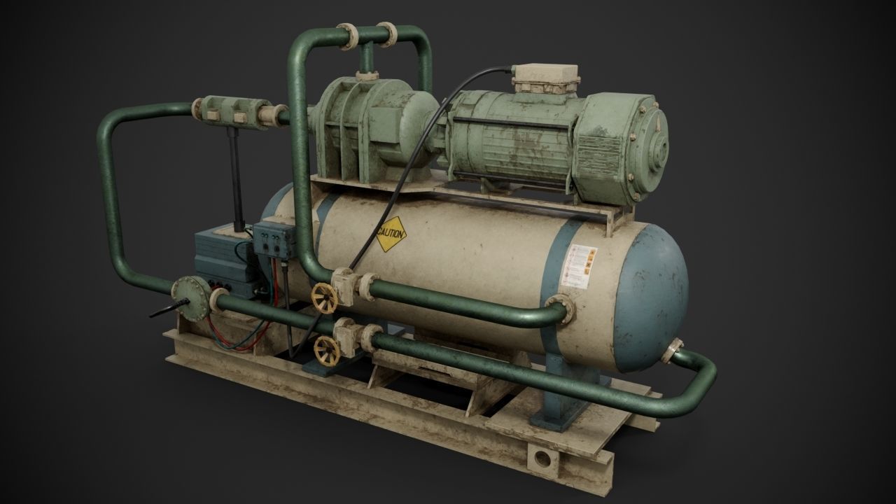 Machinery device 3D model | CGTrader