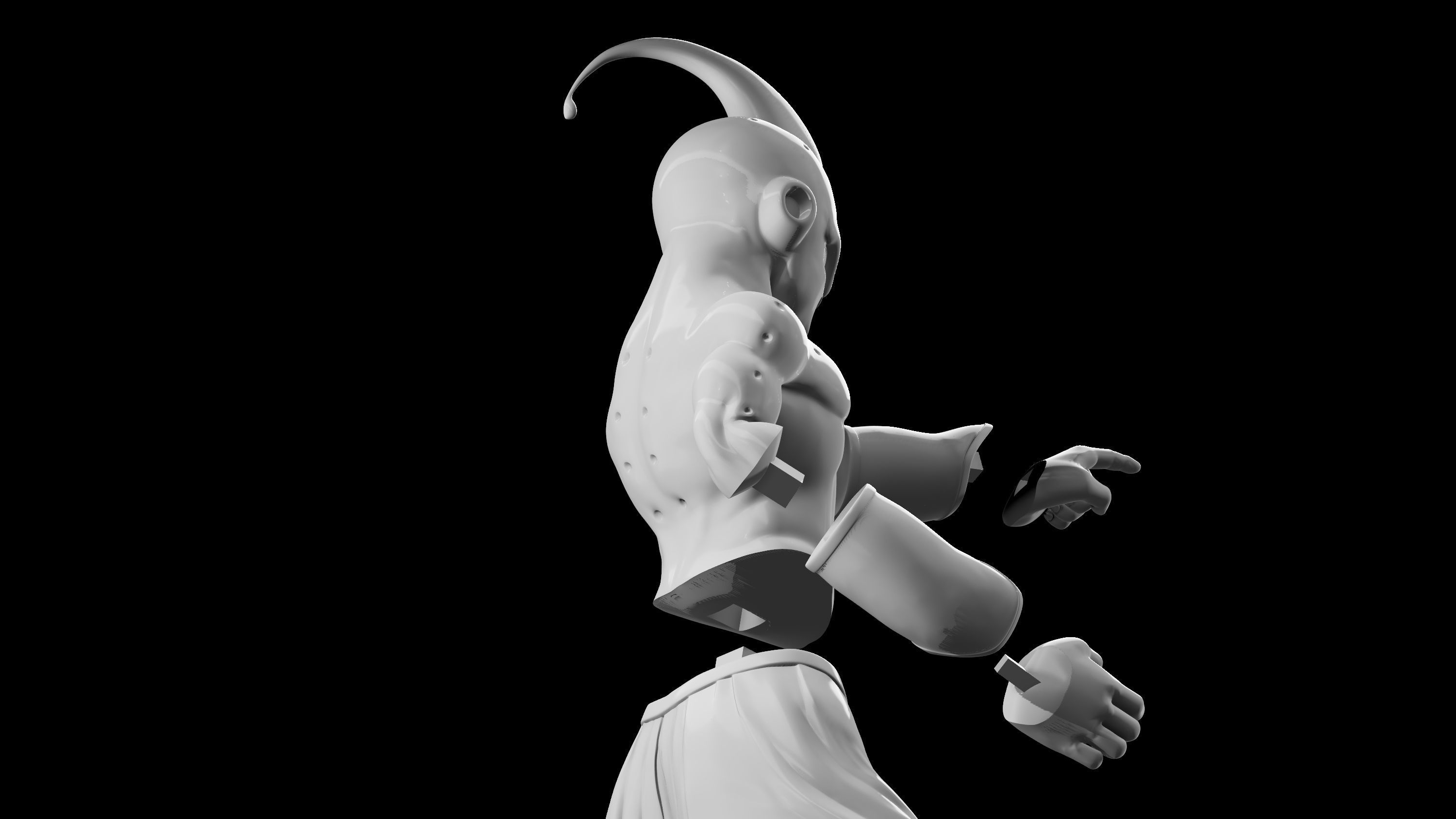 Kid Bu - Majin Bu - Dragonball Z - Dragon Ball - dragonball 3D model 3D ...