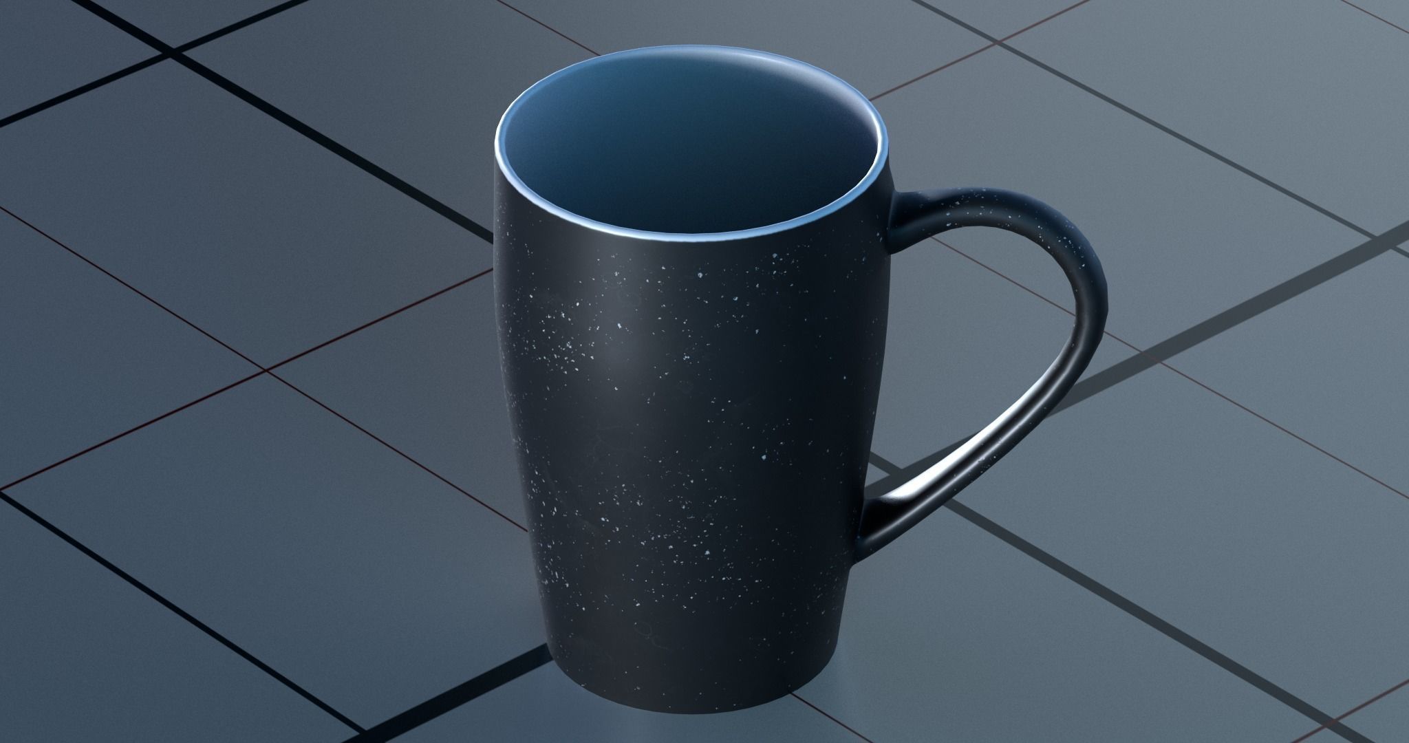 3D model Cups PBR coffee mug with astronaut VR / AR / low-poly | CGTrader