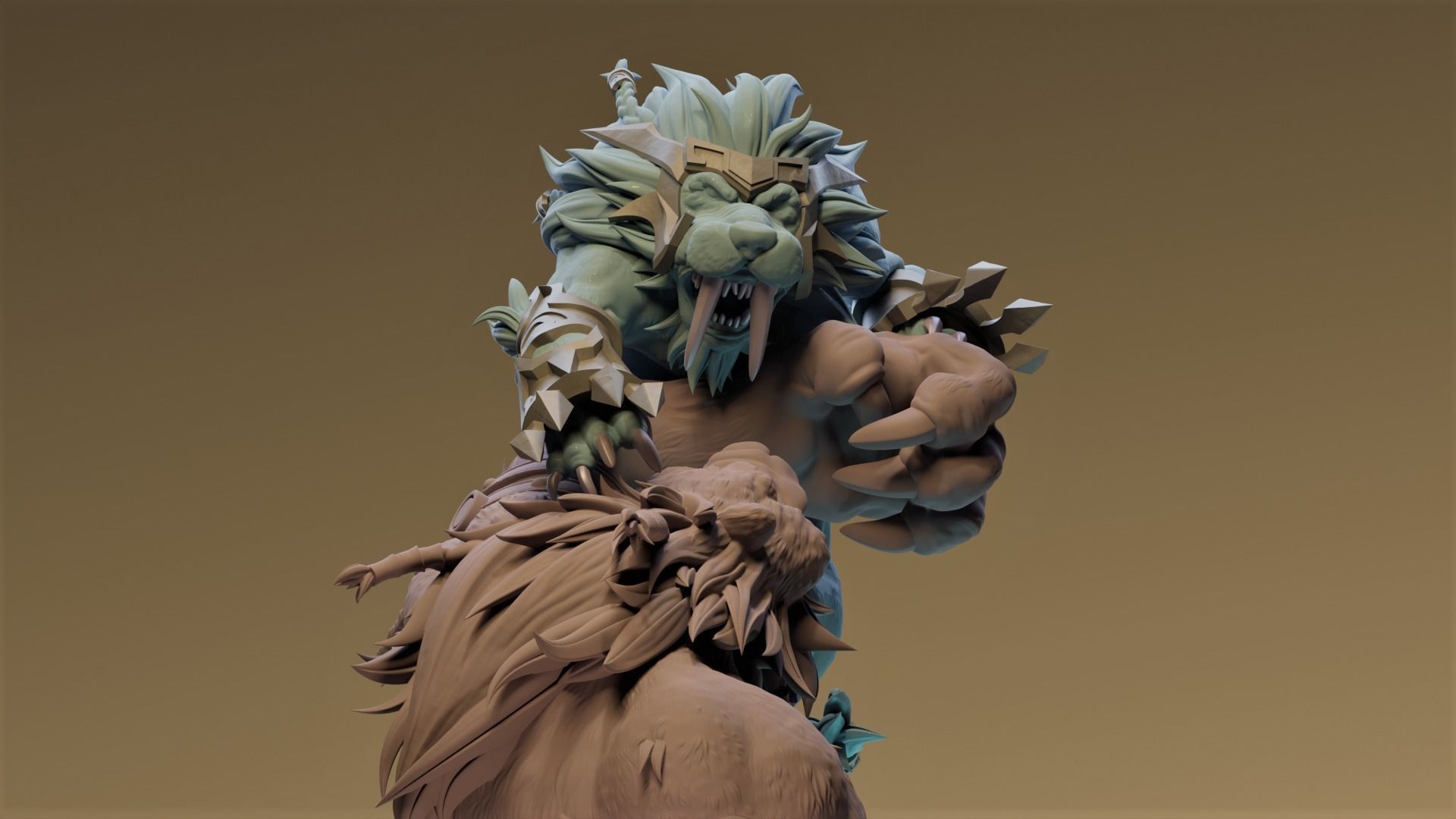 Feral Druid Fight - World of Warcraft 3D model 3D printable | CGTrader