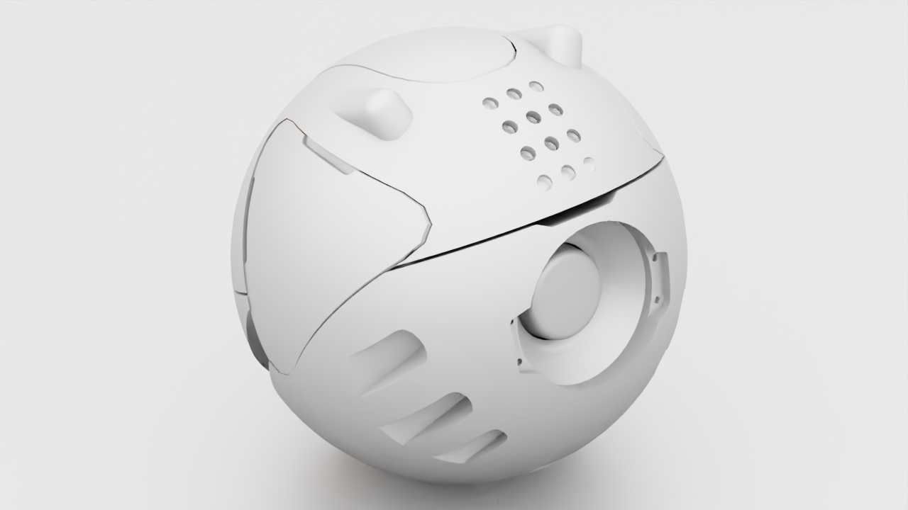 BALL DROID RIGGED free 3D model rigged | CGTrader