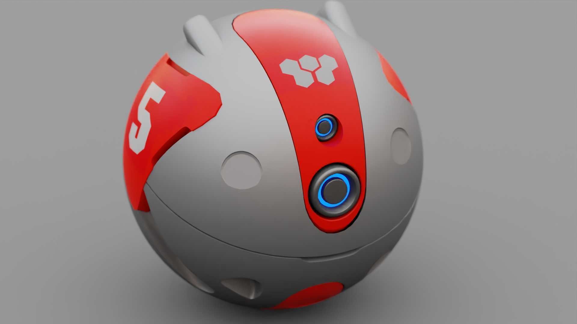 BALL DROID RIGGED free 3D model rigged | CGTrader