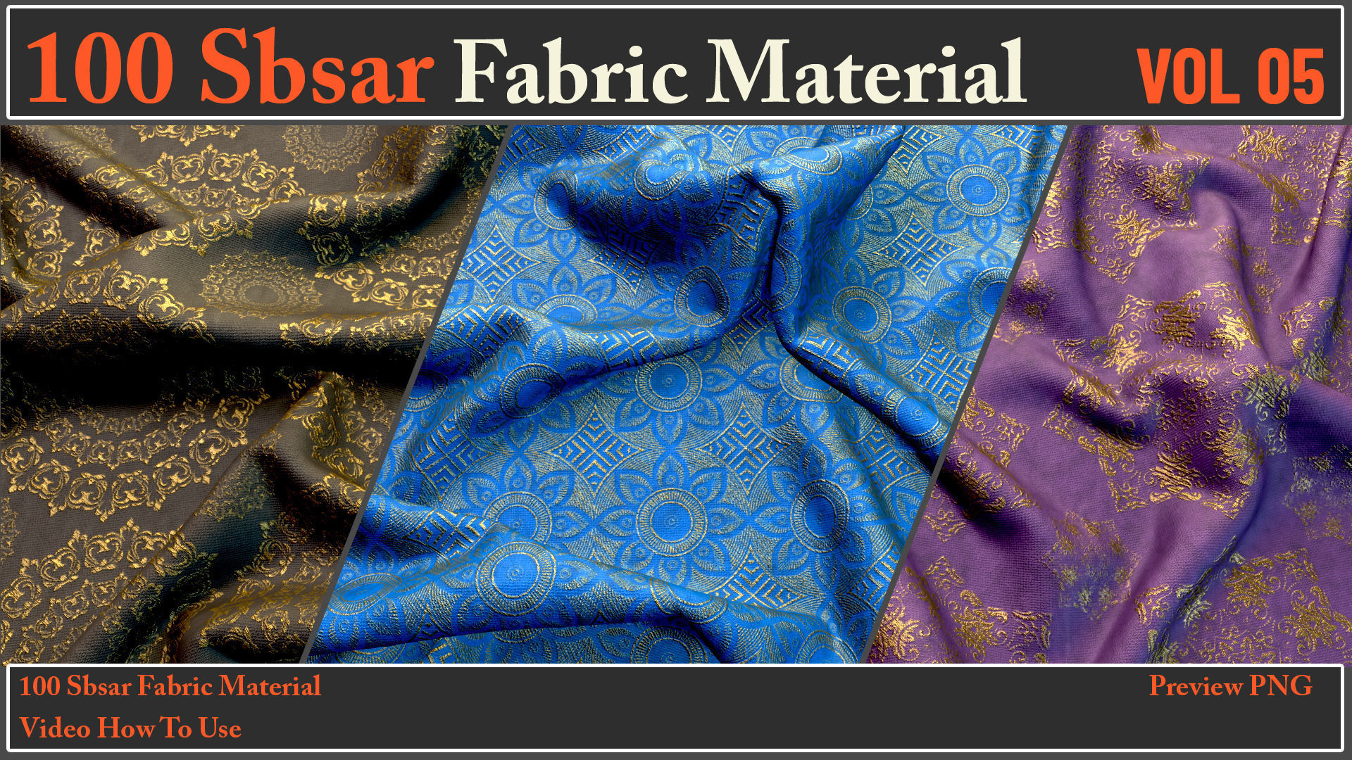 100 SBSAR Files Fabric Materials VOL 05 - Video How To Use Texture ...