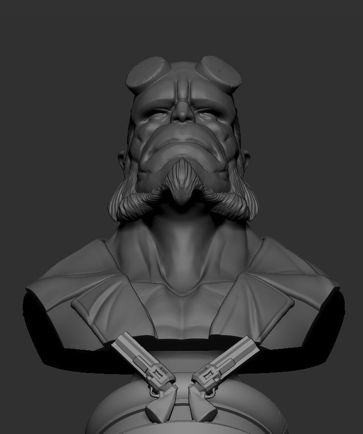 hellboy 3D model 3D printable | CGTrader