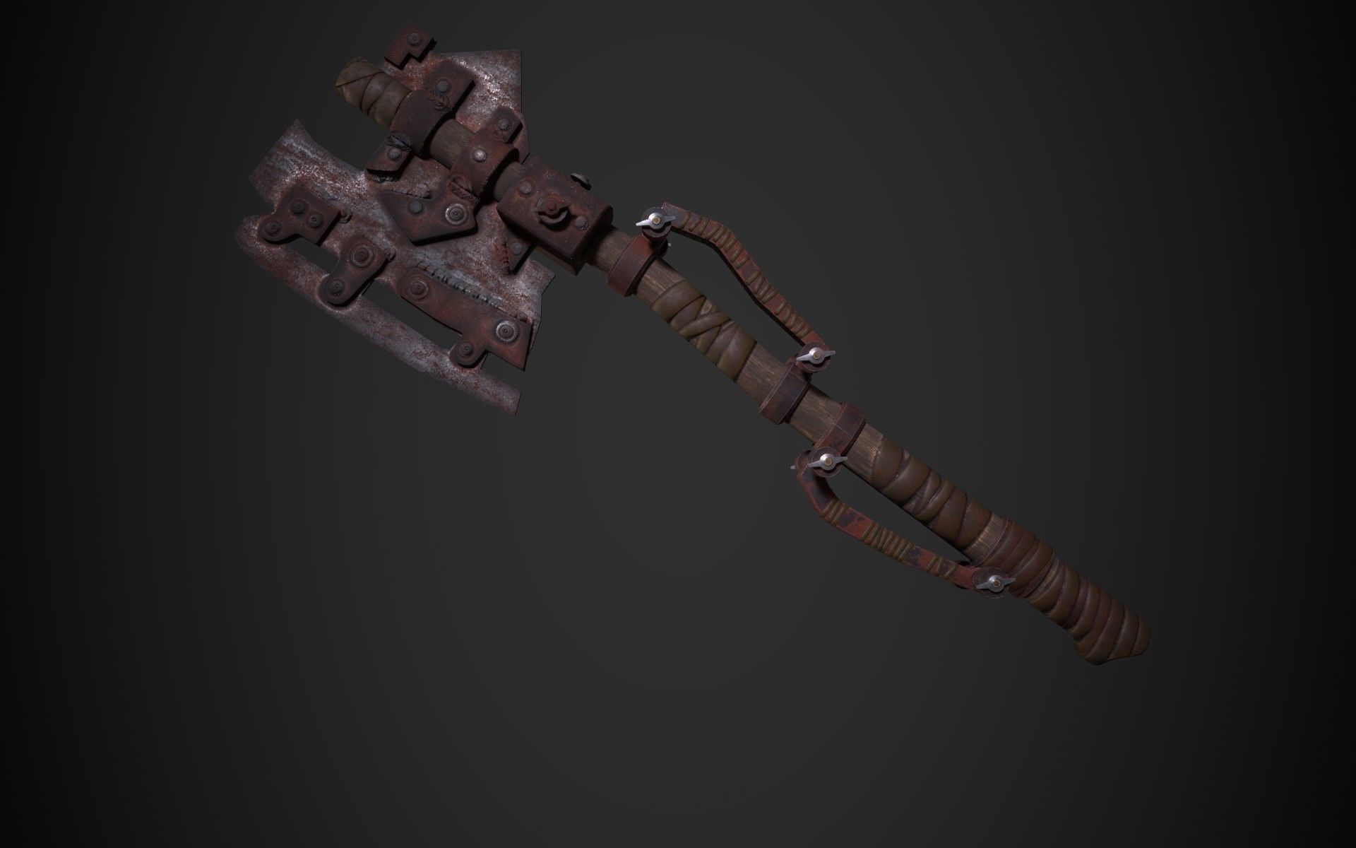 3D model AXE for Zombie or Post Apocalypse VR / AR / low-poly | CGTrader