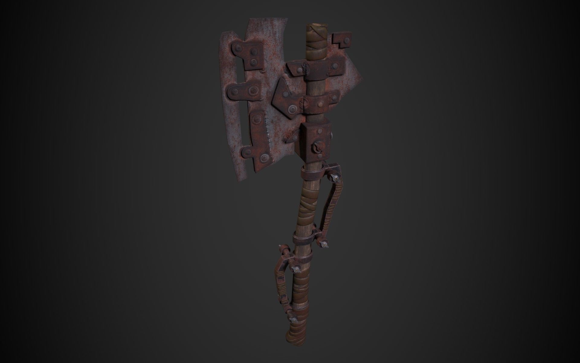 3D model AXE for Zombie or Post Apocalypse VR / AR / low-poly | CGTrader