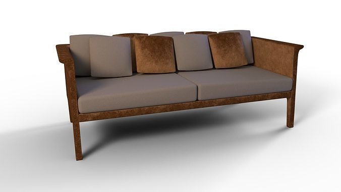 Franz Sofa Couch Fabric Vintage PBR 4k Texture 3D model | CGTrader
