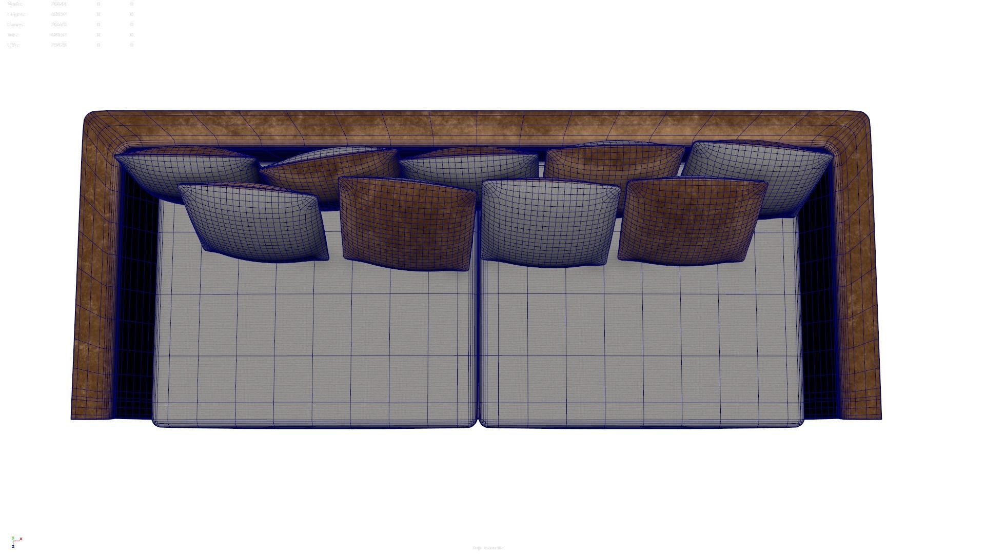 Franz Sofa Couch Fabric Vintage PBR 4k Texture 3D model | CGTrader