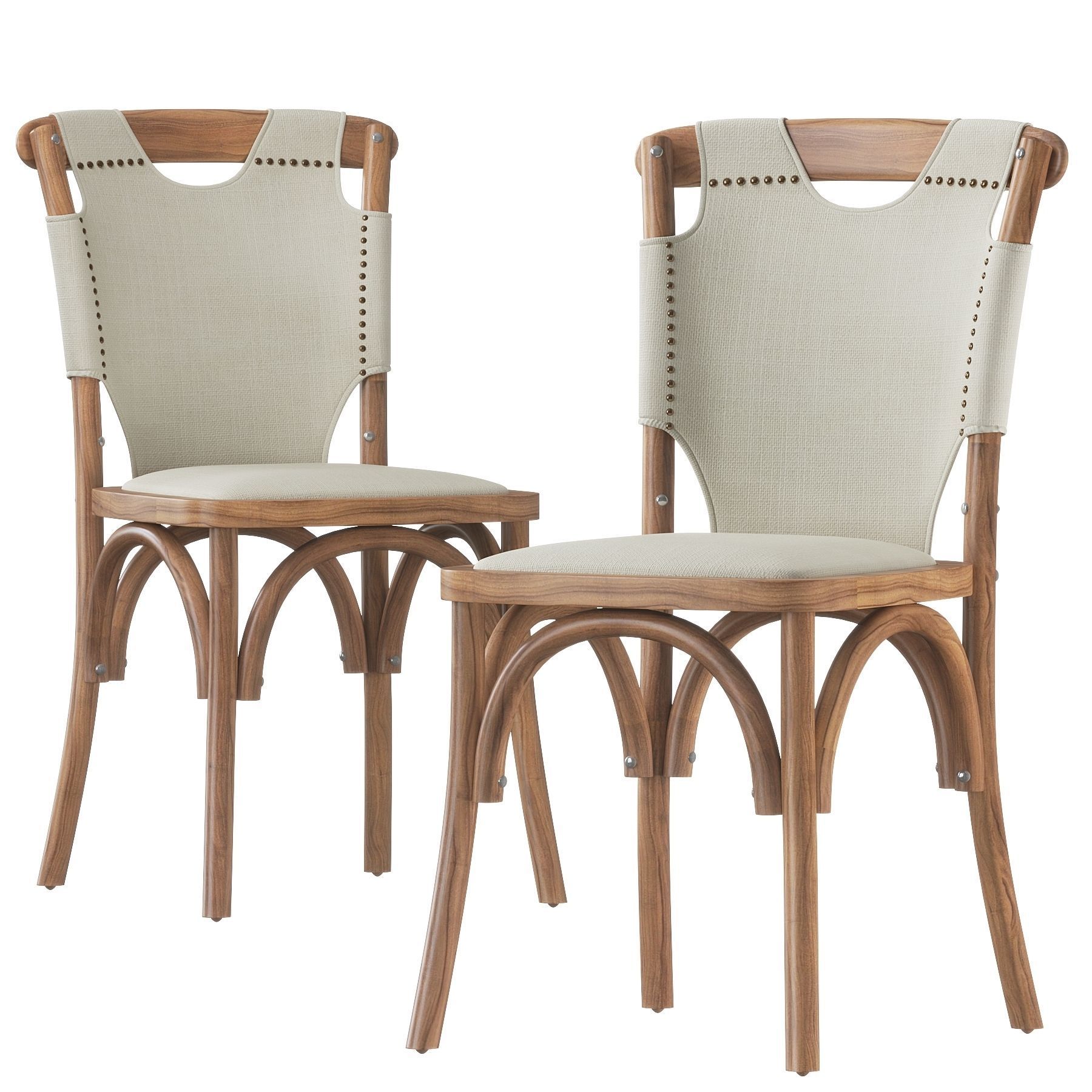 Iyla Rustic Beige Performance Chair 3D model | CGTrader