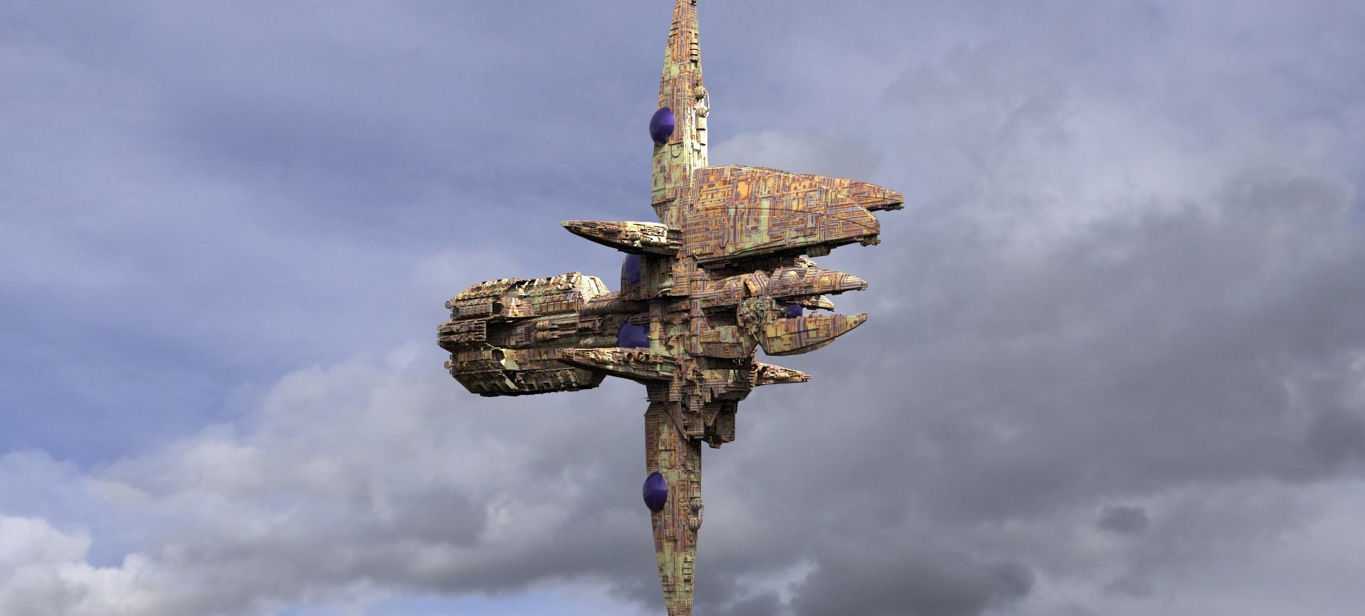 Alien Relay Station Tower 3D model | CGTrader