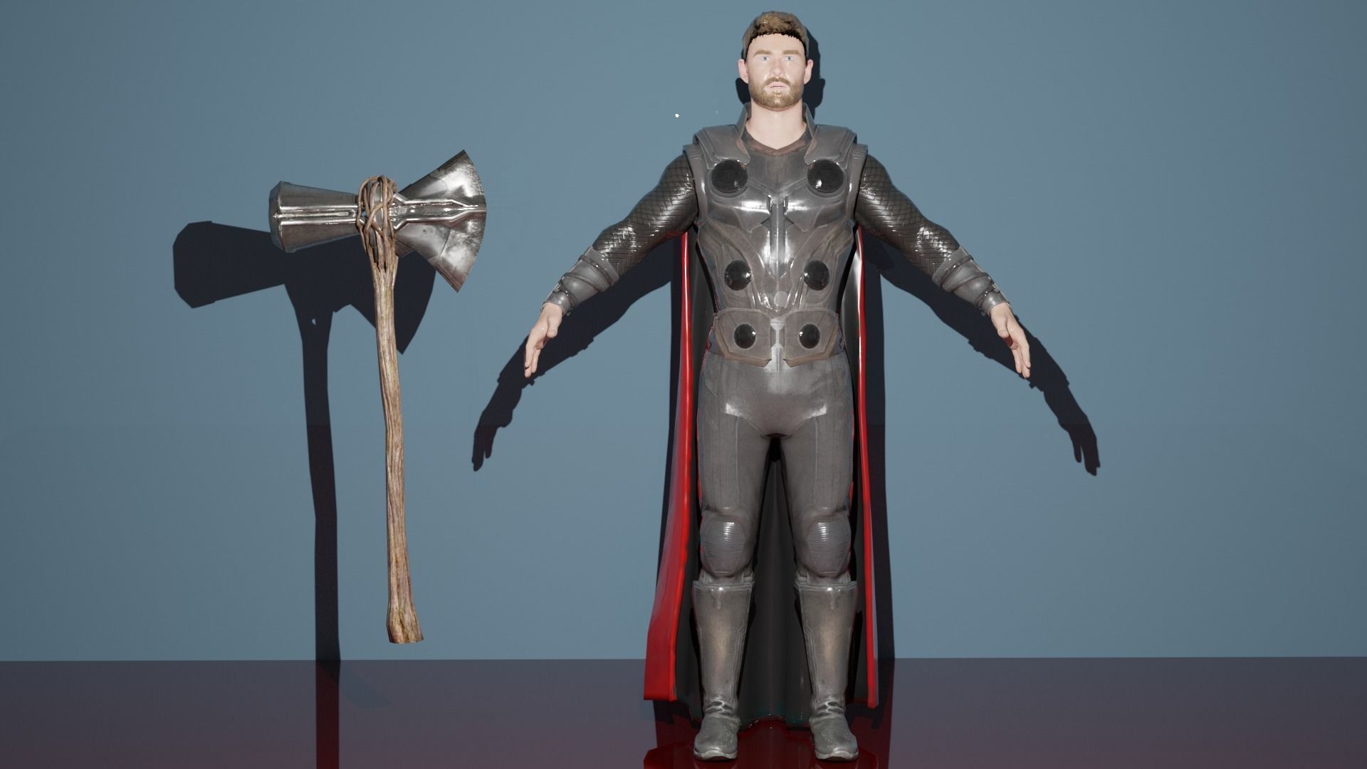 Thor MCU 3D model rigged | CGTrader