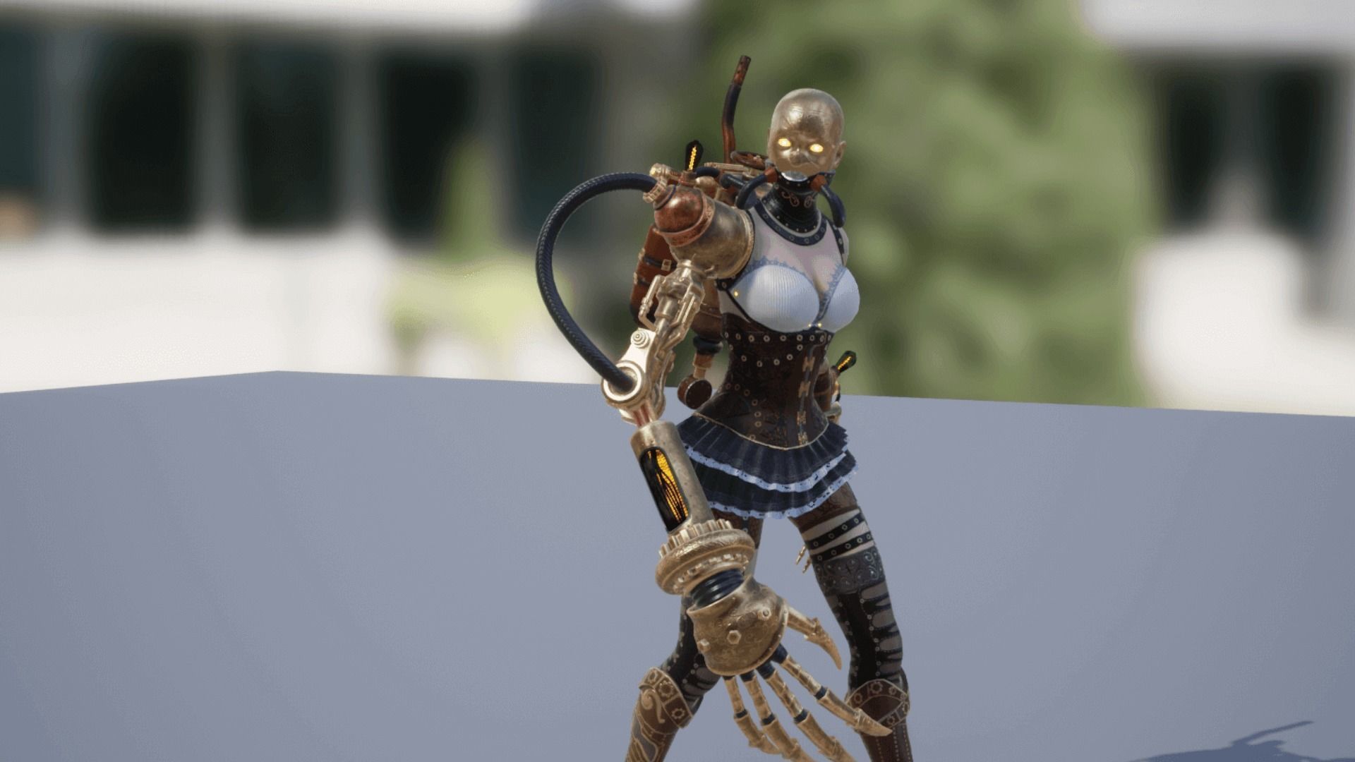 3D model Steampunk cyborg VR / AR / low-poly | CGTrader