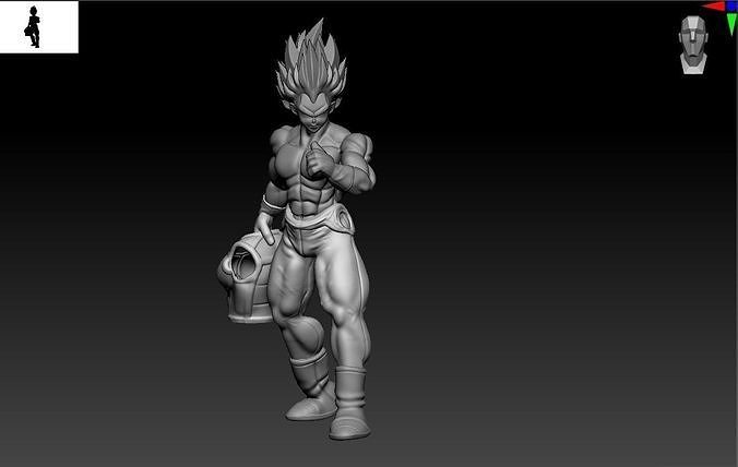VEGETA WORKOUT 3D model 3D printable | CGTrader