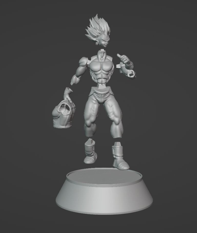 VEGETA WORKOUT 3D model 3D printable | CGTrader