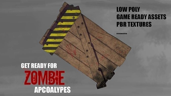 3D model Shield for zombie games VR / AR / low-poly | CGTrader