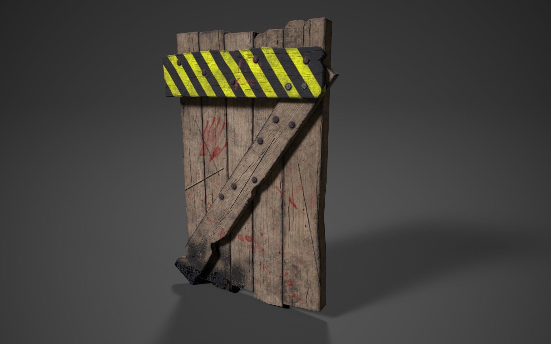 3D model Shield for zombie games VR / AR / low-poly | CGTrader