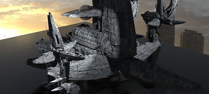 Alien Lookout Station Kitbash 3D model | CGTrader