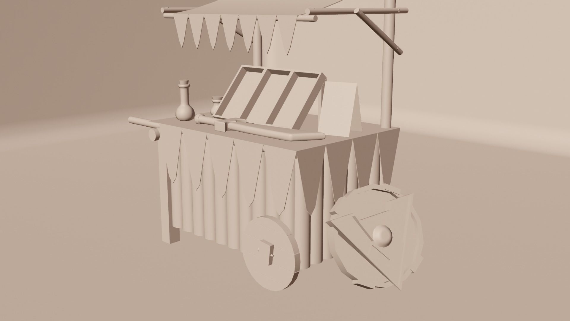 3D model Trolley Unity and UE4-5 VR / AR / low-poly | CGTrader