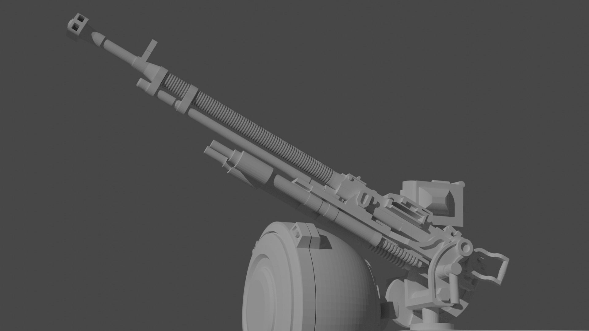 Soviet MG DHSK 3D Printable Model 1 35 3D model 3D printable | CGTrader