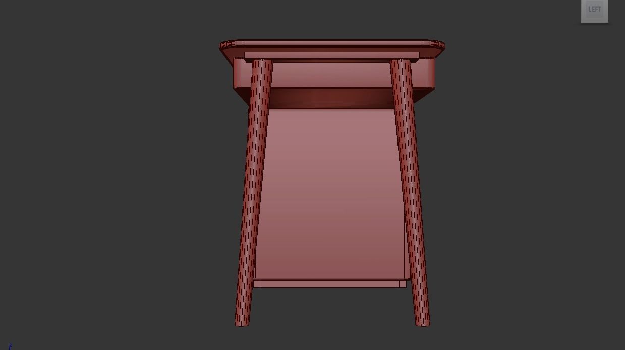 3D model Old Rustic Desk VR / AR / low-poly | CGTrader