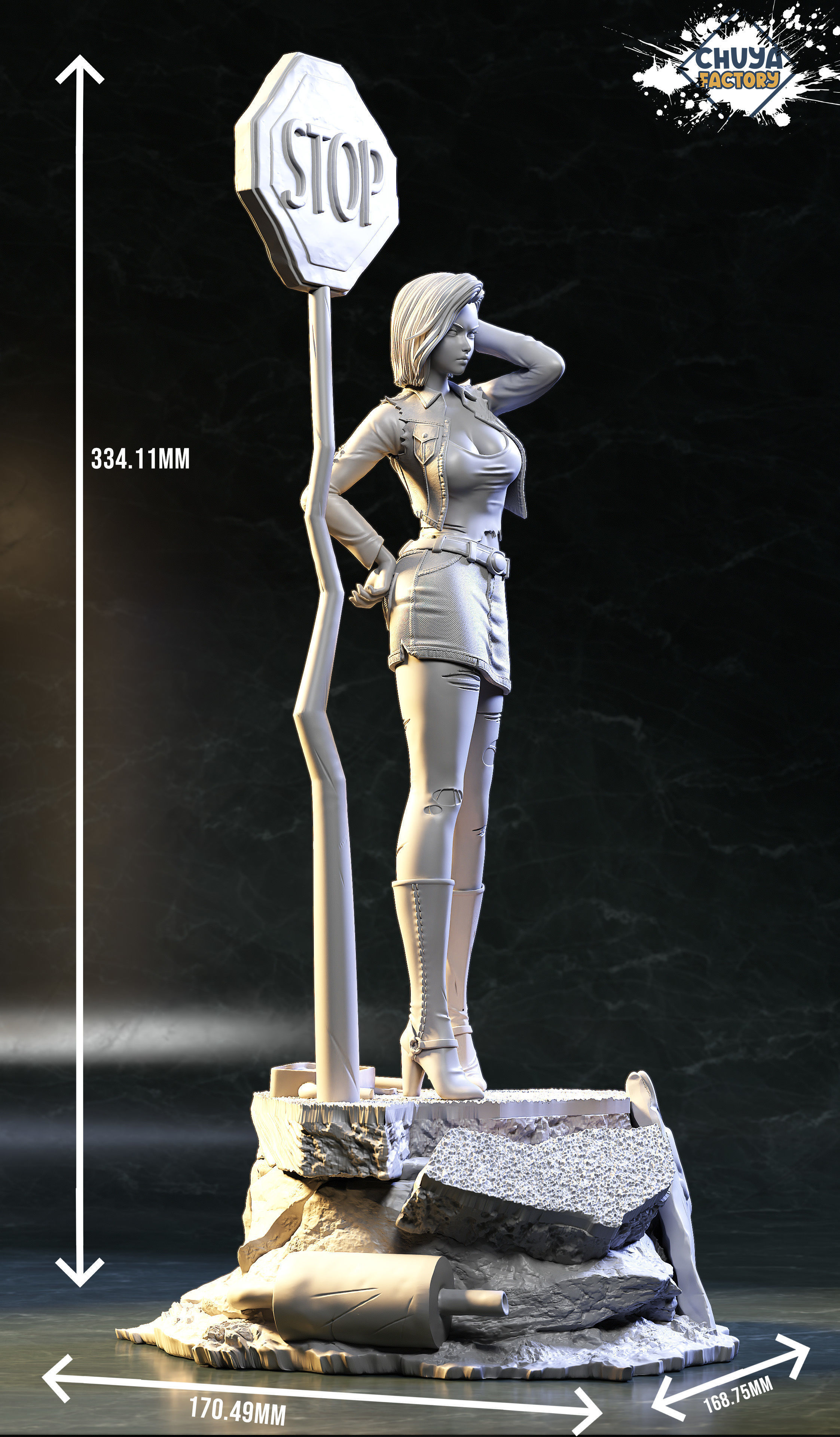 Android 18 3D model 3D printable | CGTrader