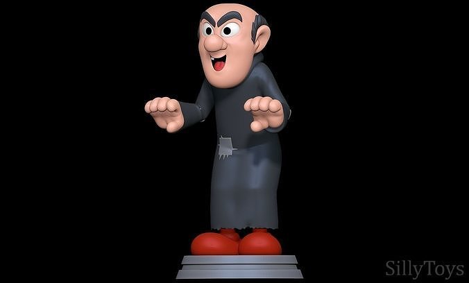 Gargamel - Smurfs 3D model 3D printable | CGTrader