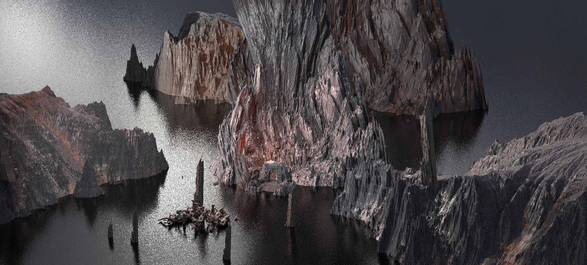 Dantes Underworld Caves 3D model | CGTrader