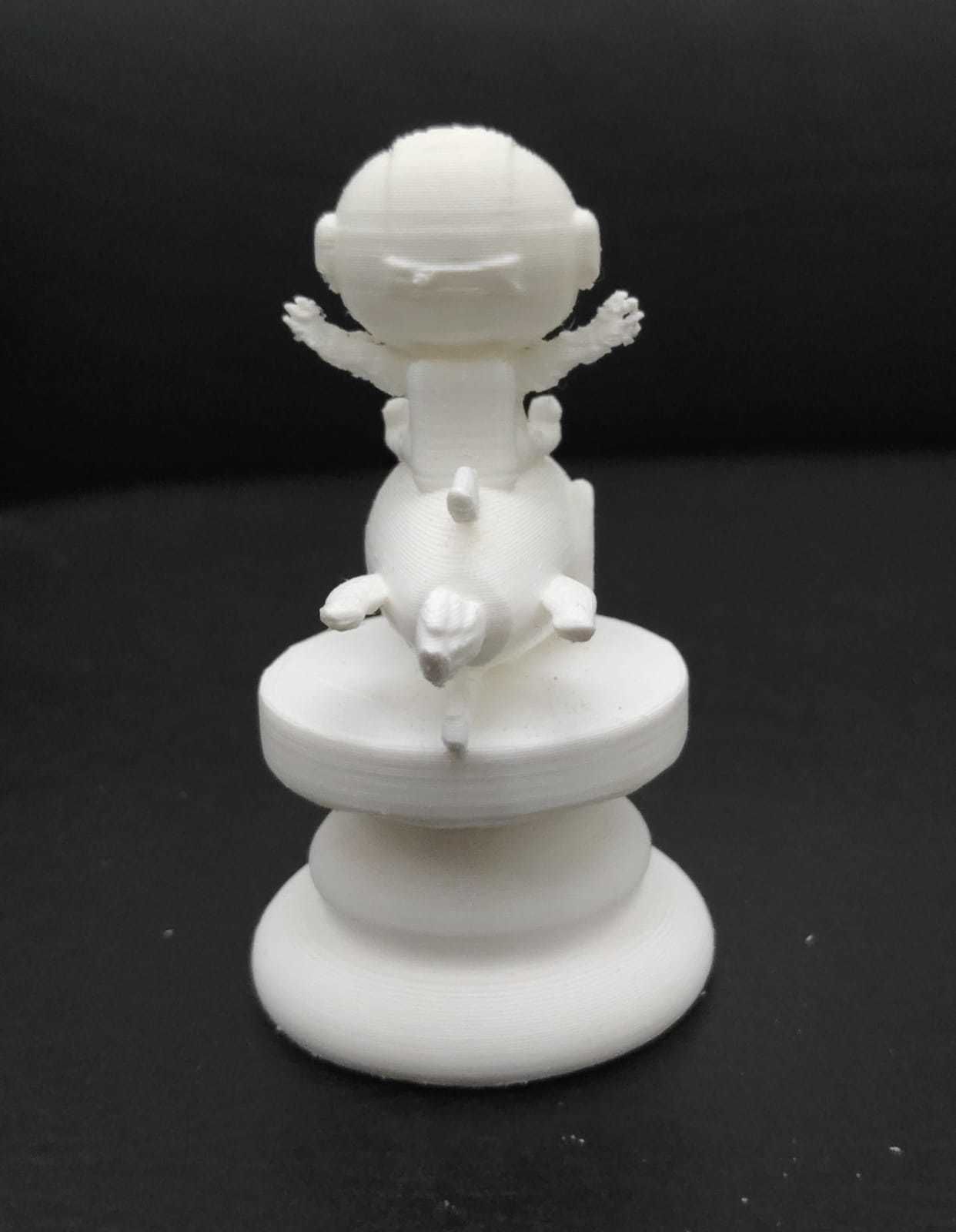 Space Chess - Spaceship Astronaut - Knight 3D model 3D printable | CGTrader