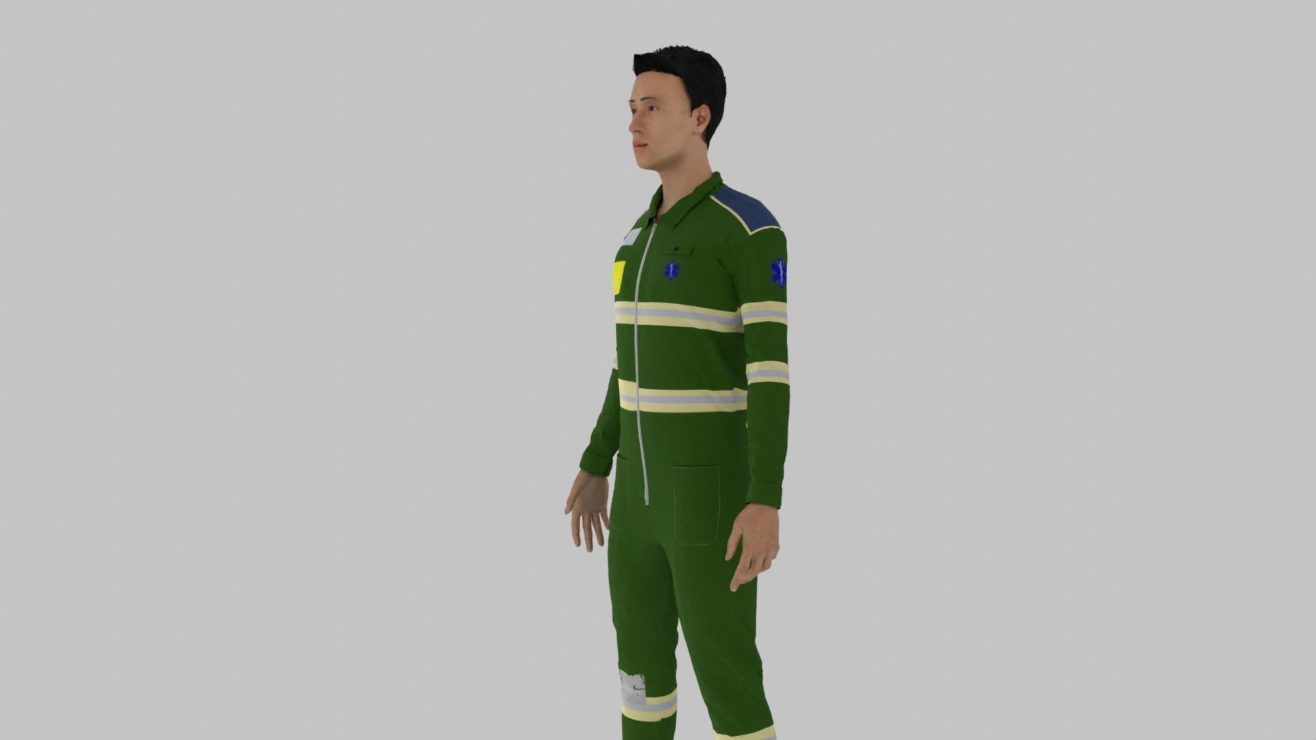 3D model Paramedic Character VR / AR / low-poly | CGTrader