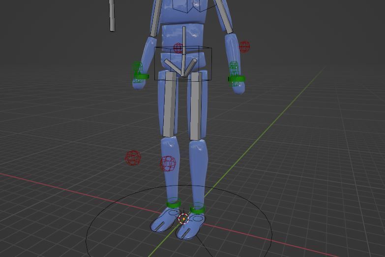 Free Animation Armature for Blender free 3D model animated rigged | CGTrader