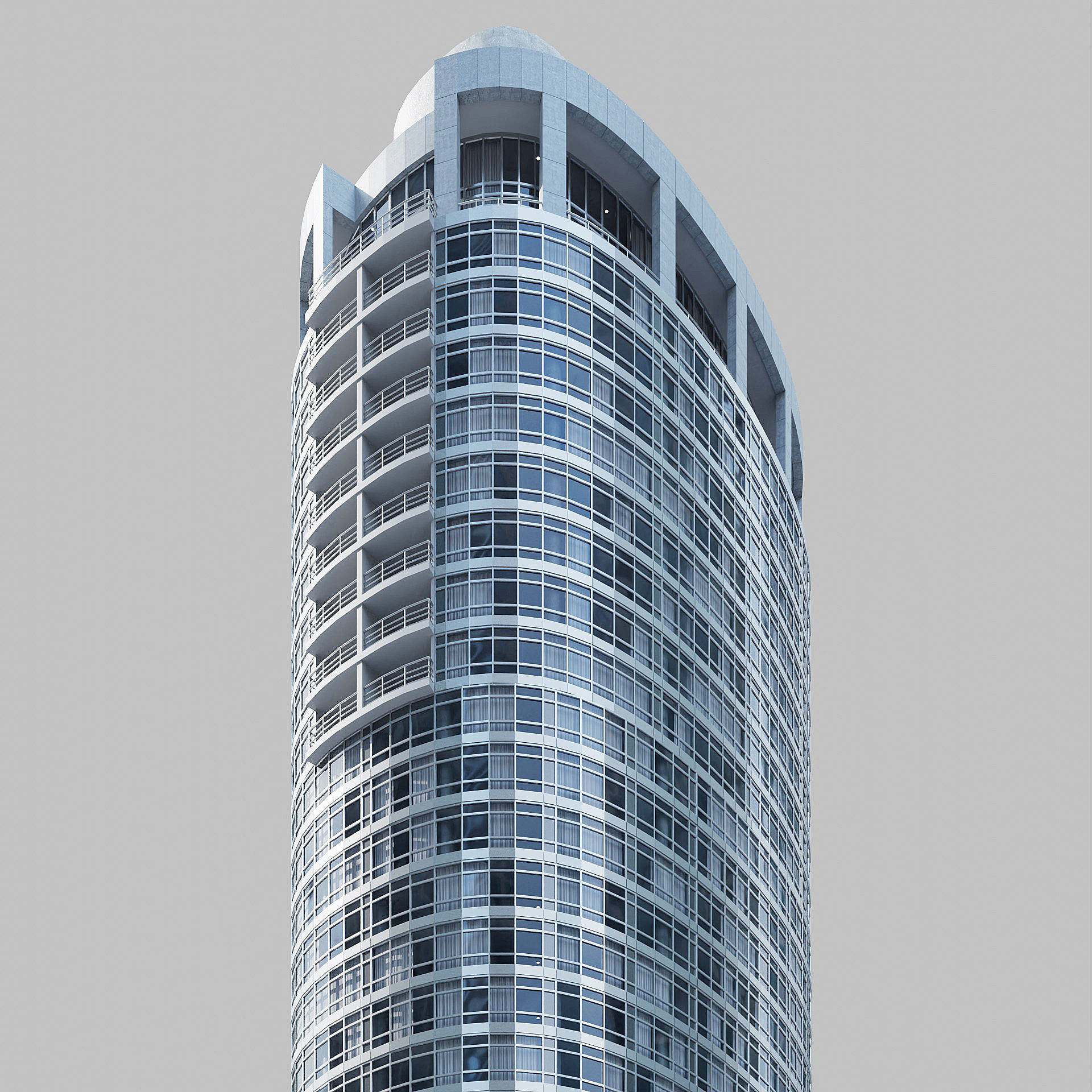 3D model Hihgrise residential building VR / AR / low-poly | CGTrader