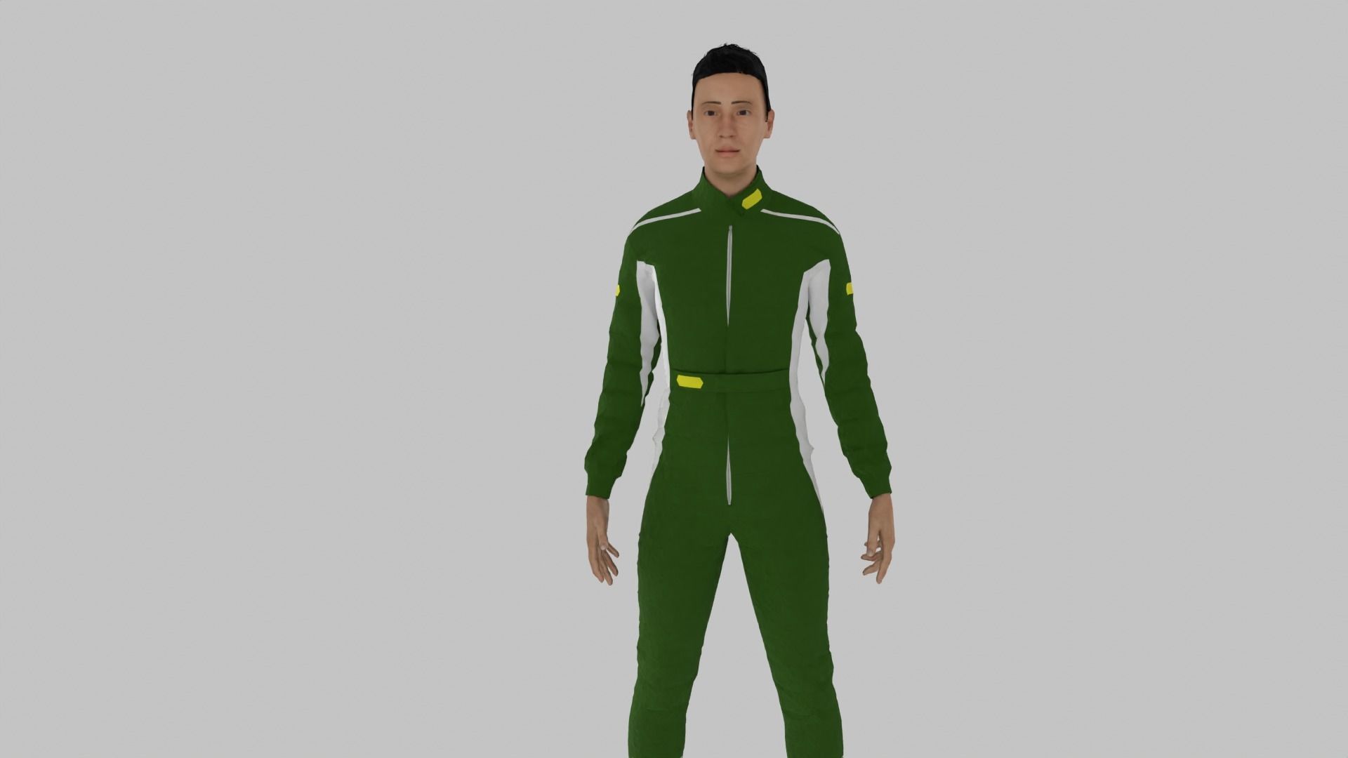 3D model Race Driver VR / AR / low-poly | CGTrader