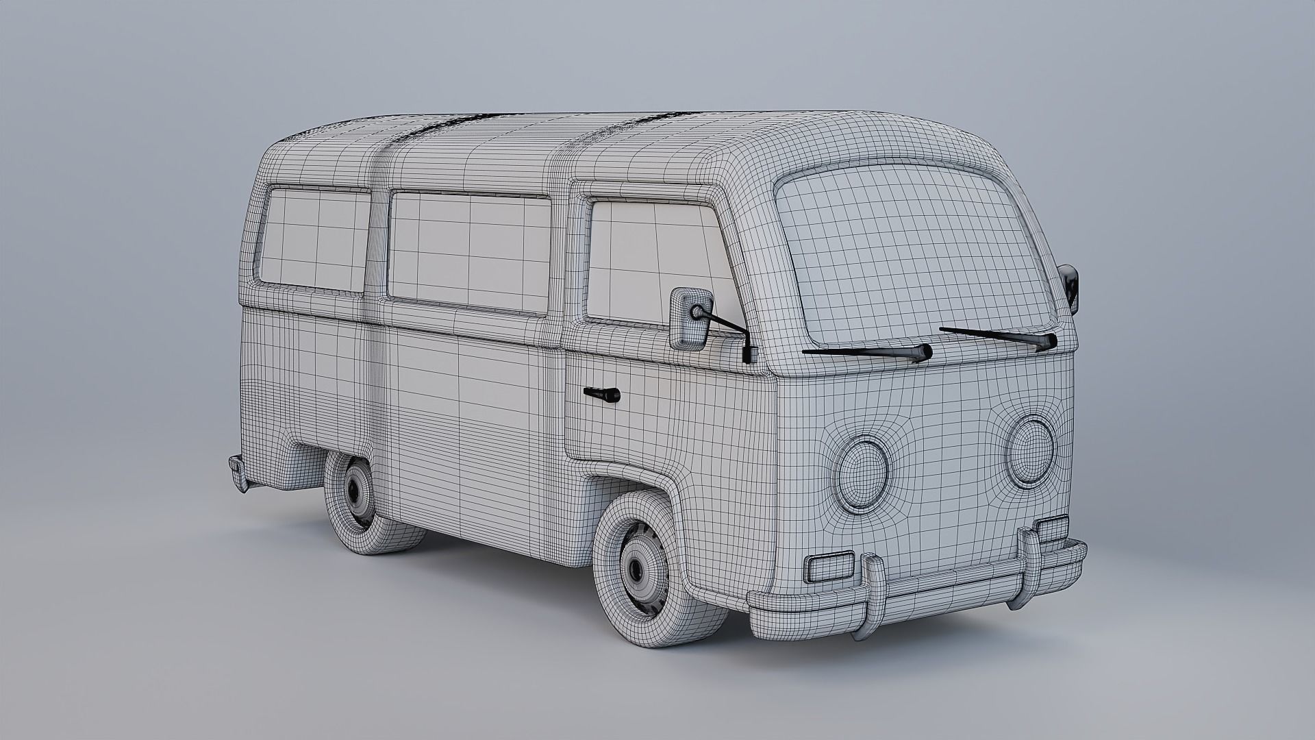 Stylized Camper Van 3D model | CGTrader