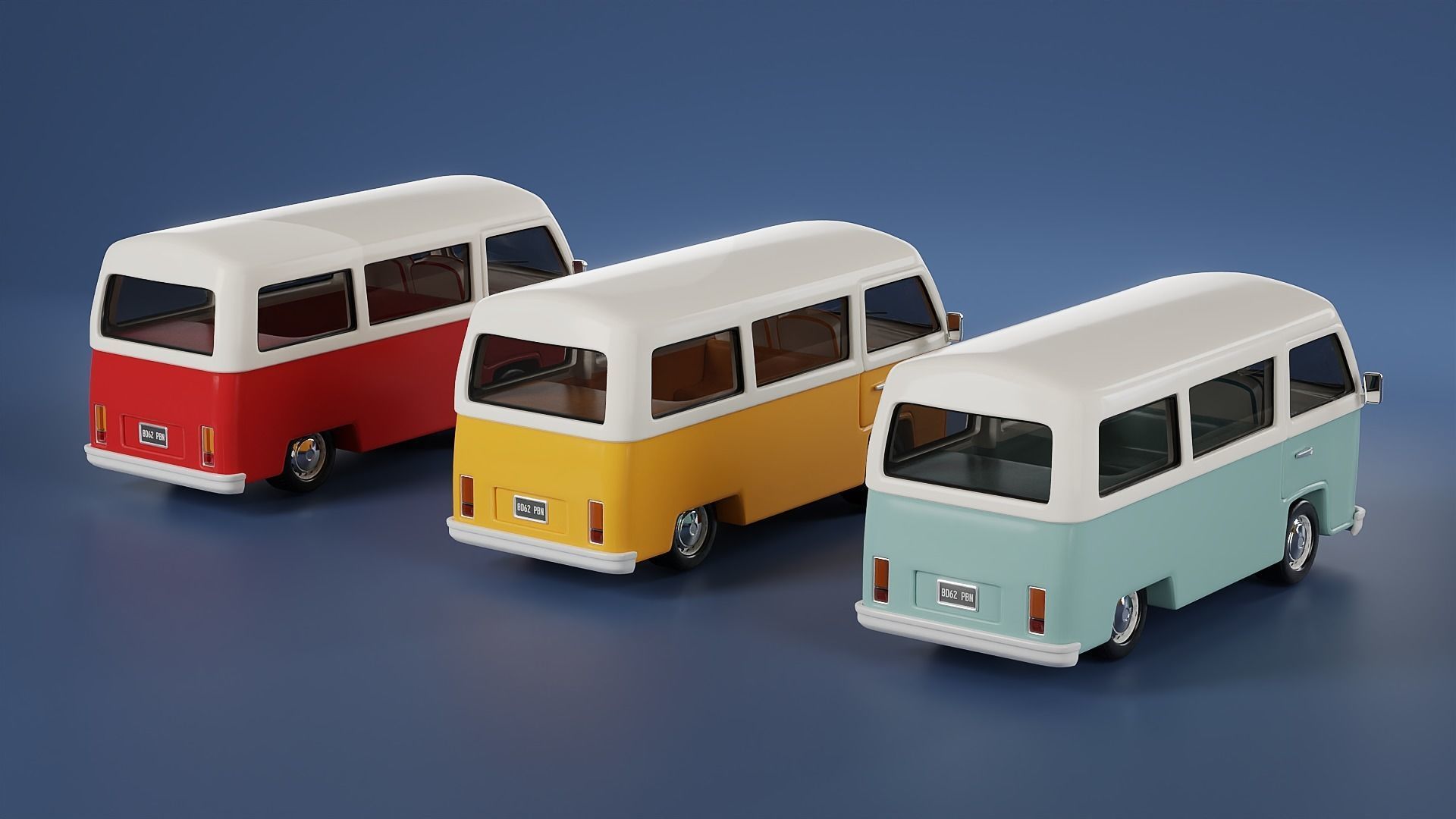 Stylized Camper Van 3D model | CGTrader