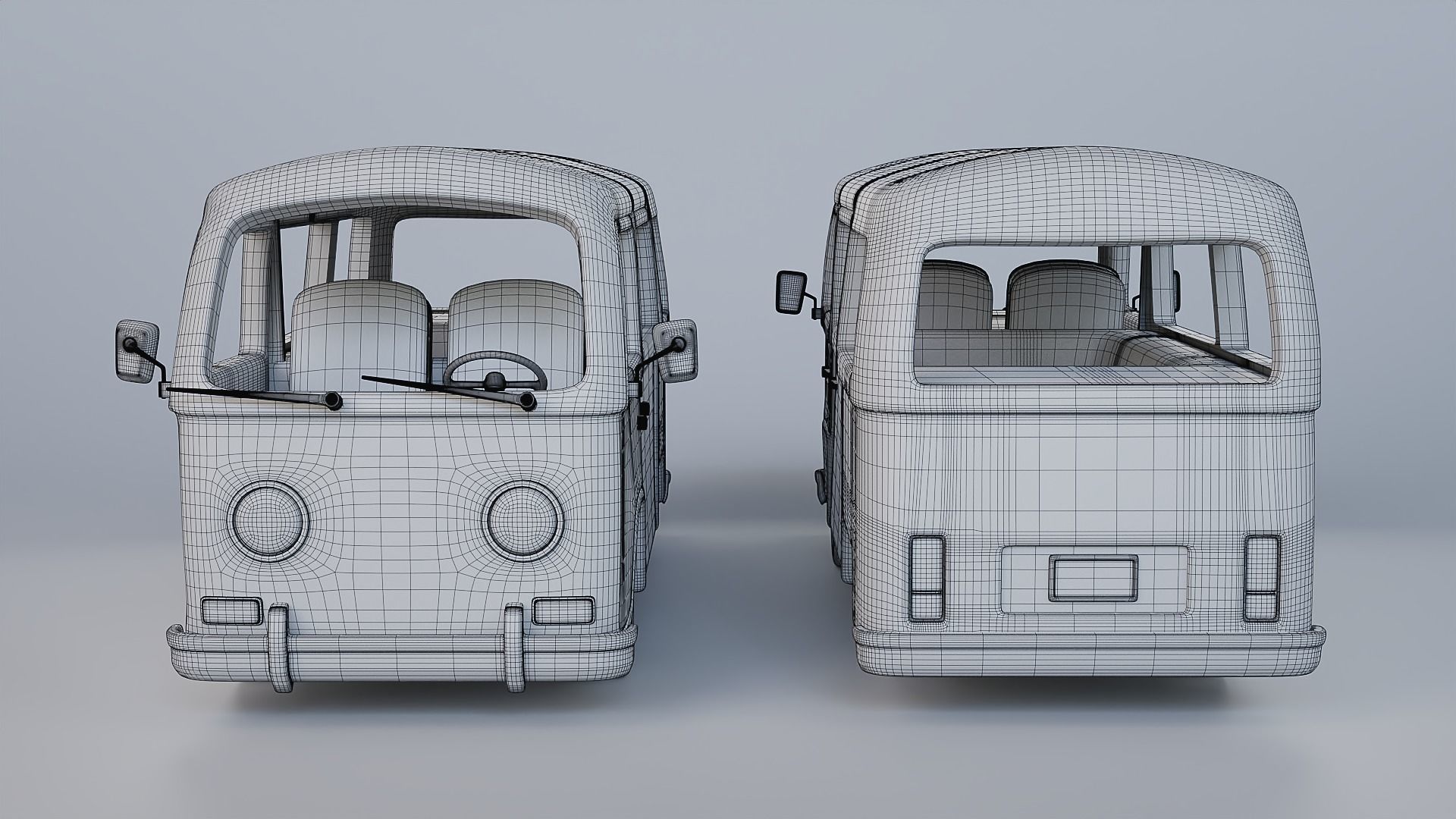 Stylized Camper Van 3D model | CGTrader