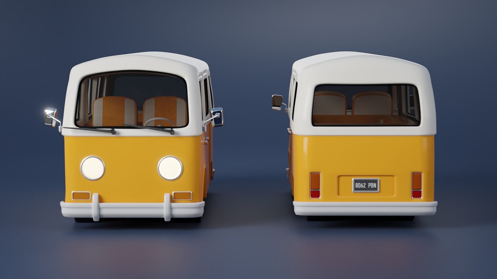 Stylized Camper Van 3D model | CGTrader