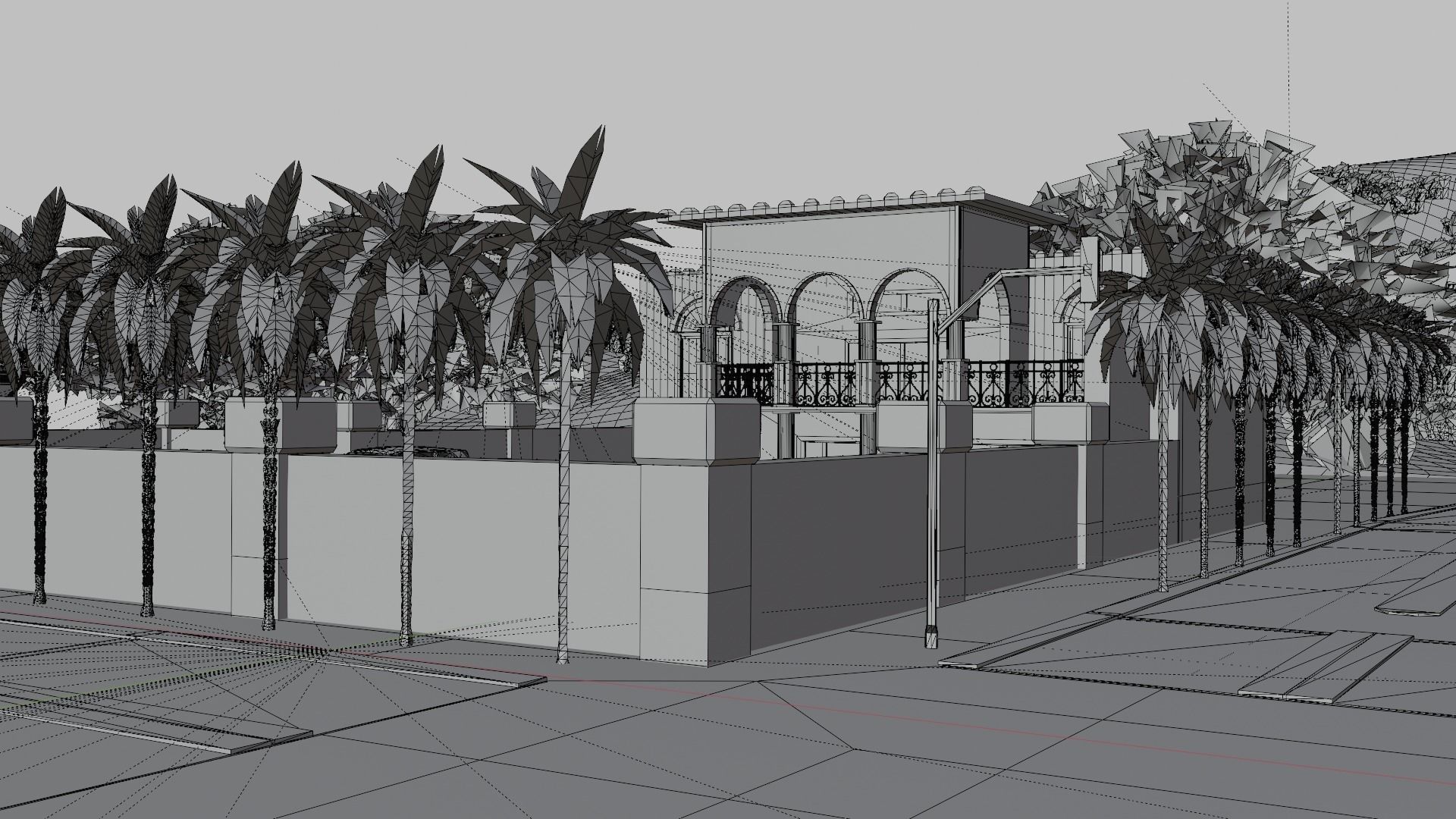 Los Angeles City Hollywood Sign Capitol Records USA California 3D model ...