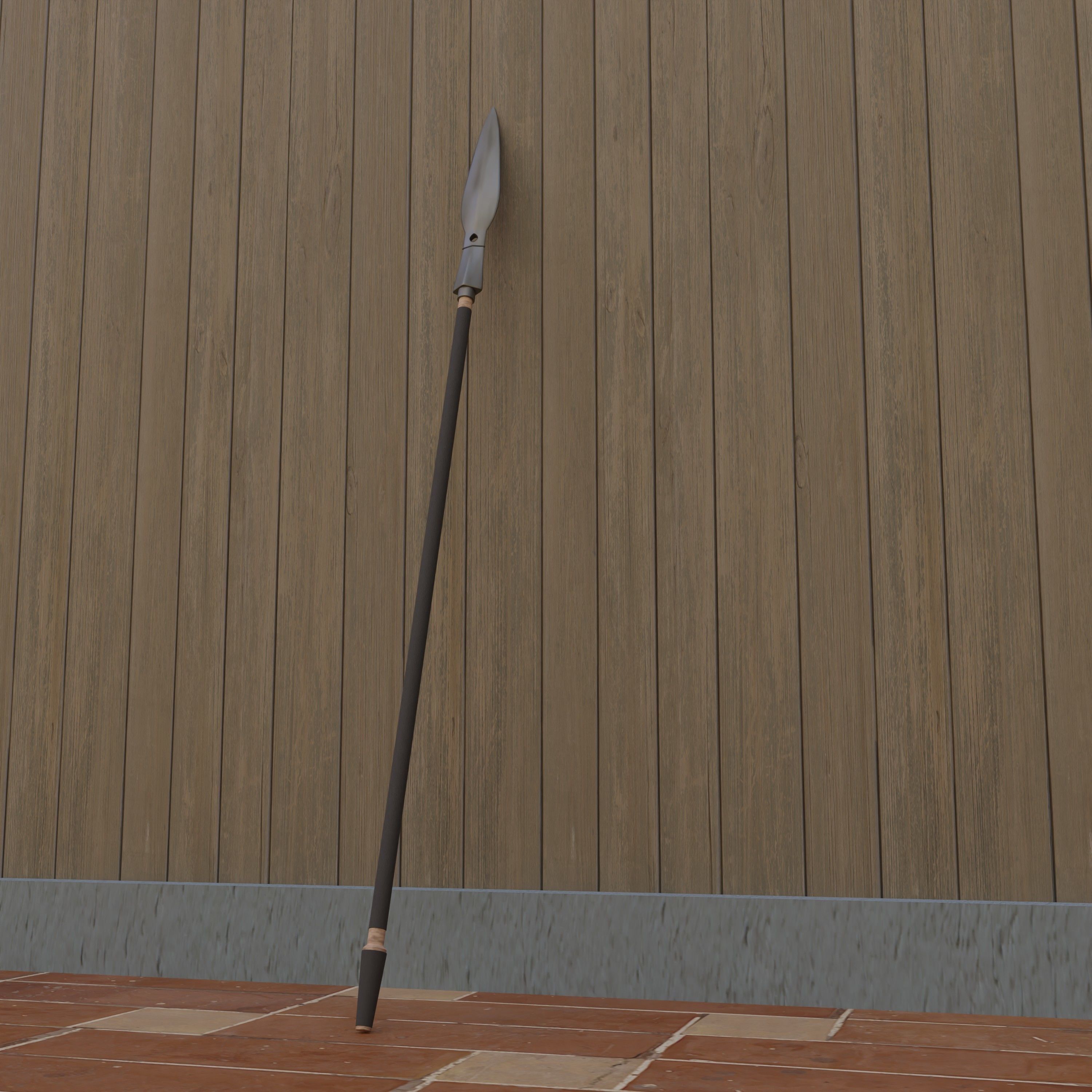 Spear free 3D model | CGTrader