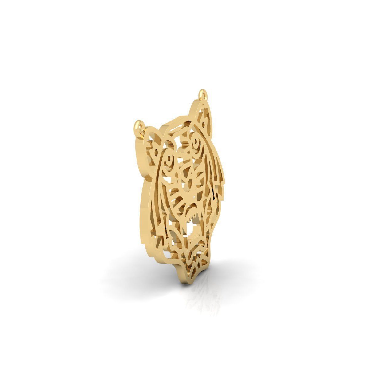 Tiger Face 3d pendent 3d Model and Render 3D model 3D printable | CGTrader