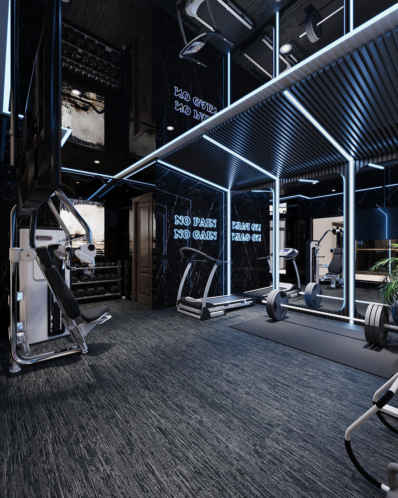GYM DESIGN 3D model | CGTrader
