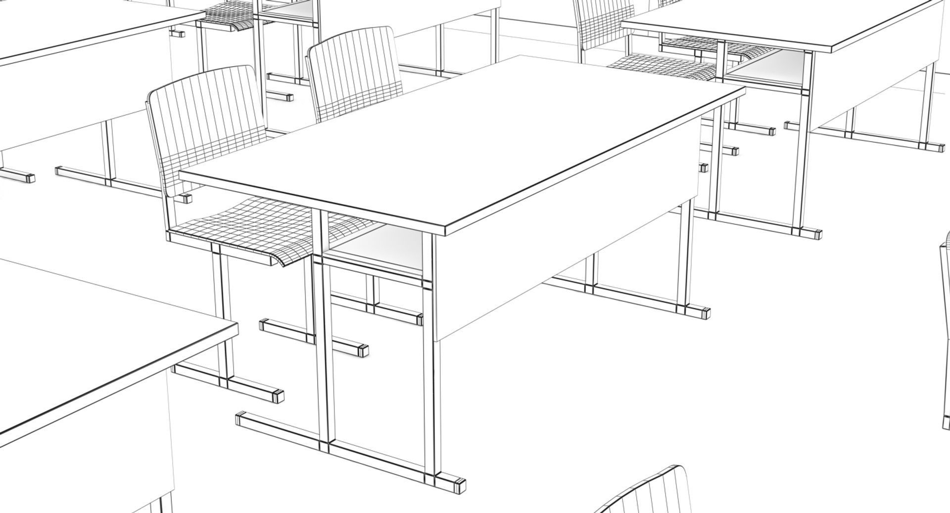 School Classroom Collection | CGTrader