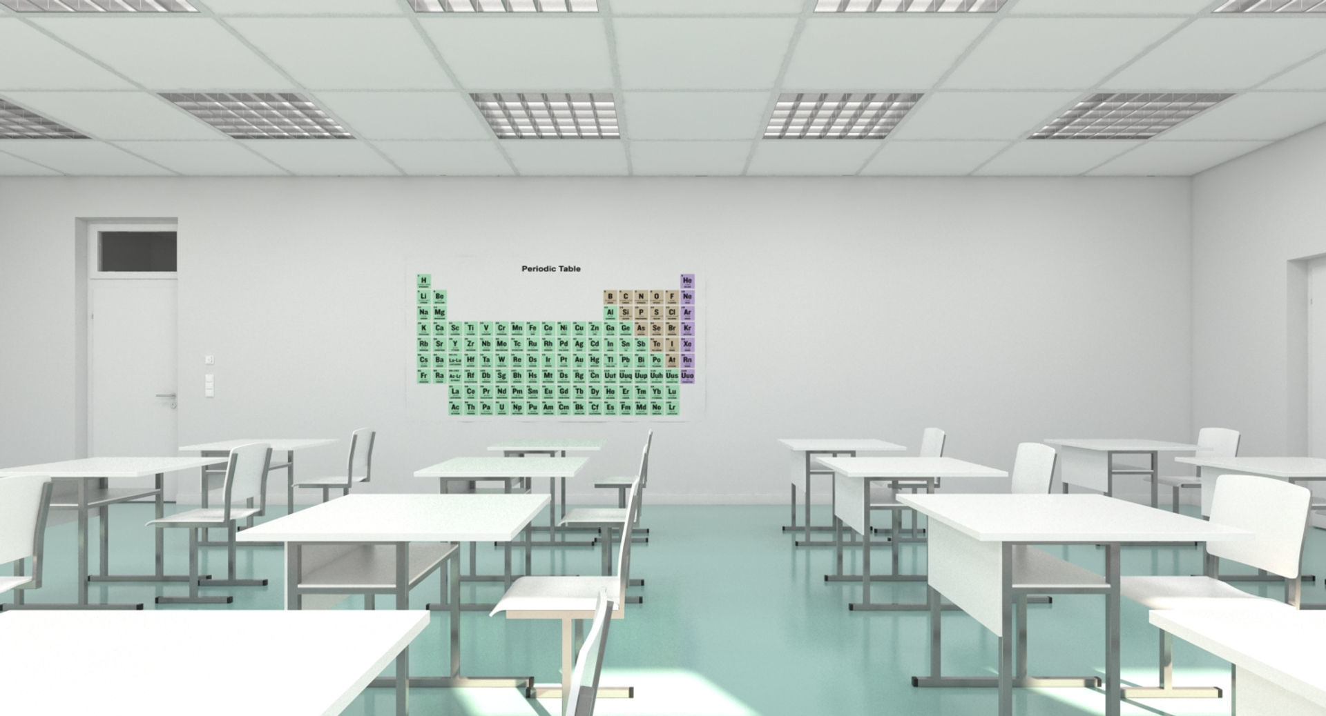 School Classroom Collection | CGTrader